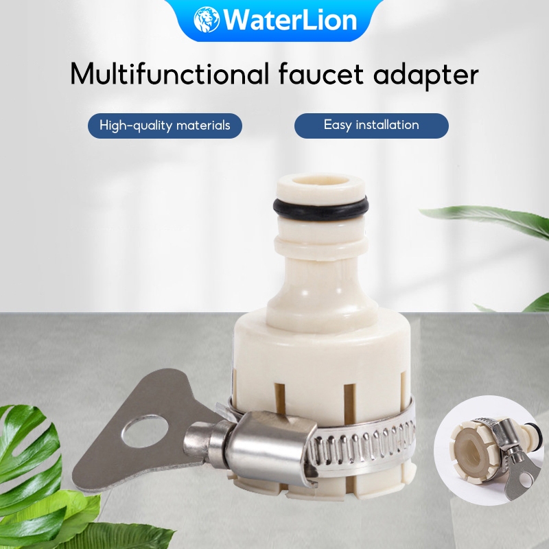 Portable Faucet Hose Quick Connectors Universal Water Pipe Adapter ...