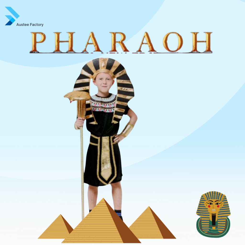 Austeefactory Pharaoh Character Book Costume for Boy United Nation ...
