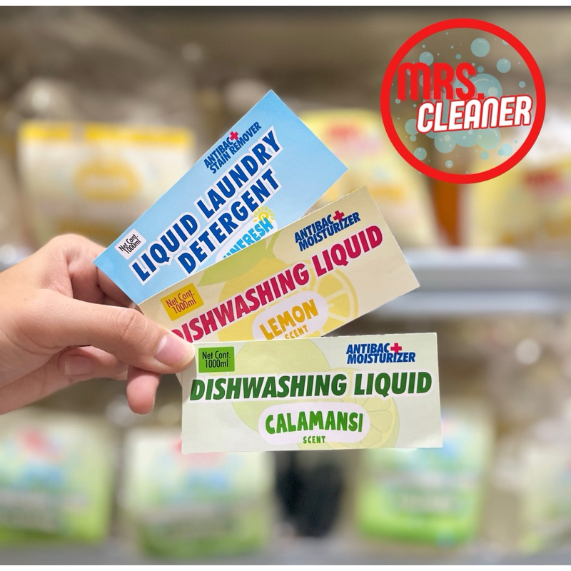 STICKER LABEL FOR DISHWASHING / DETERGENT LIQUID 15PCS | Shopee Philippines