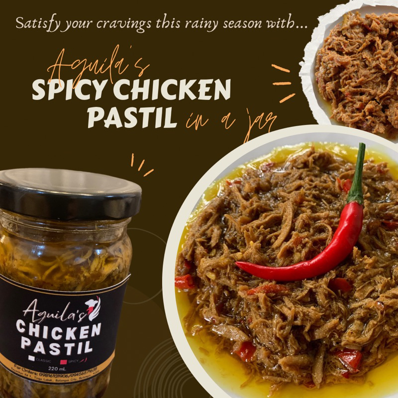 Aguila's Special Chicken Pastil in a Jar | Shopee Philippines