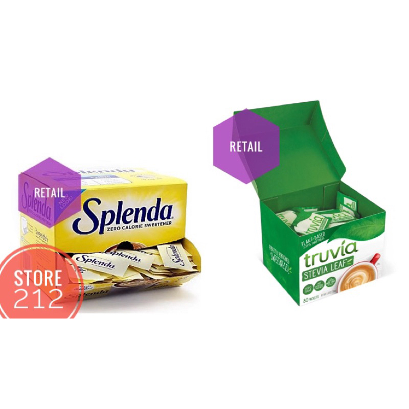 Splenda/Truvia Zero Calorie Sweetener (Retail Packets) | Shopee Philippines