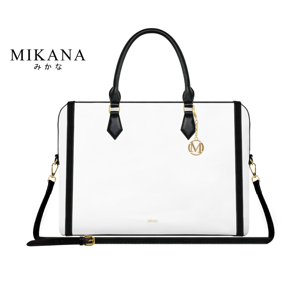 Mikana Imada 39 Large Capacity Leather Laptop Bag for School Office ...