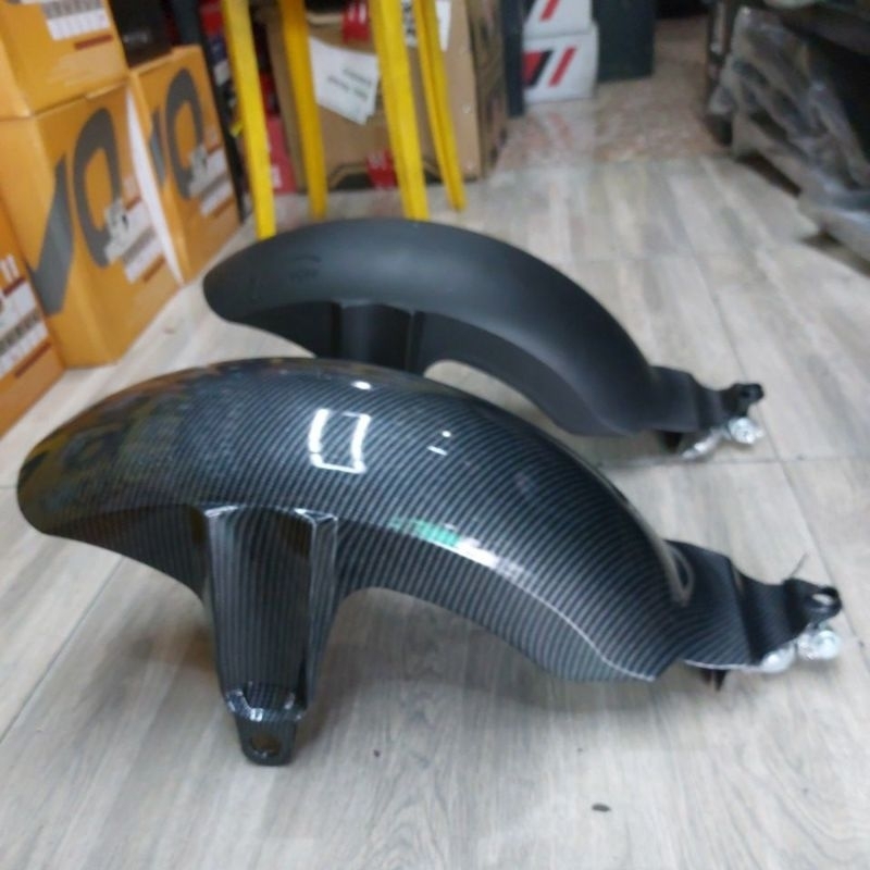 Aerox V2 rear fender/tire hugger complete with bolts and nuts | Shopee ...