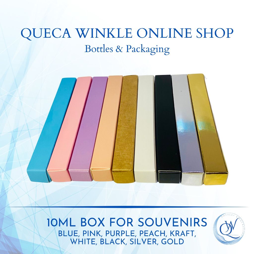 QW 50pcs 10ml Decant Box Perfume packaging decant box 10ml box ...