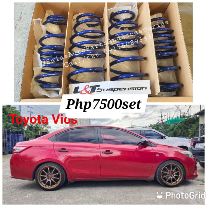 L&T Lowering Spring for Toyota Vios/Yaris Gen 2 3 4 | Shopee Philippines