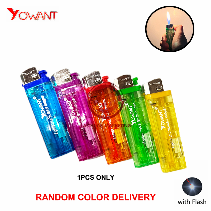 Yowant Longer Lasting Lighter with Flashlight 1pcs YW-828 | Shopee ...