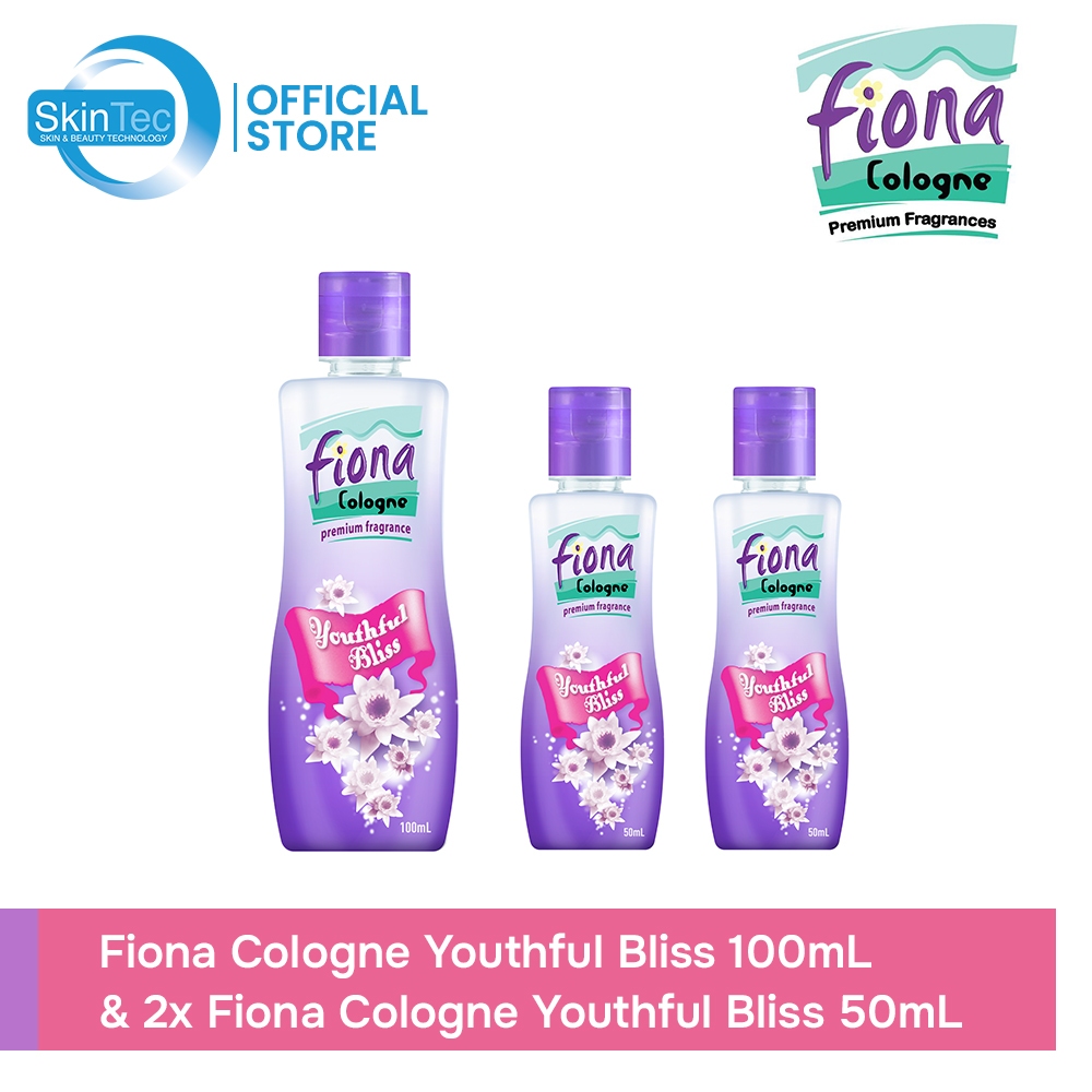 Fiona Cologne Youthful Bliss Flip Top Cologne (100ml) + 2pcs Youthful ...