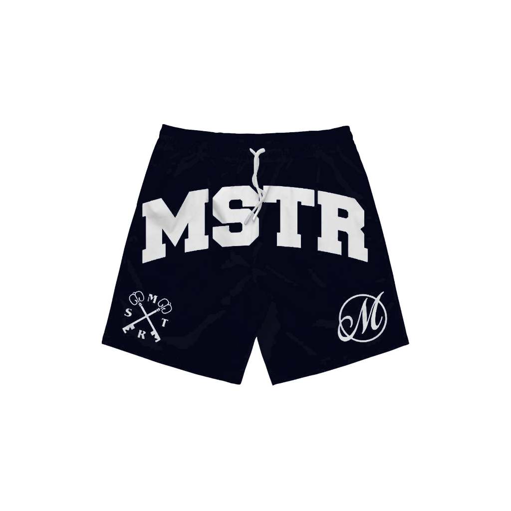 MSTR CO. - ESCALATE COLLECTION "DECREE" Embro Patch Mesh Short (Black ...