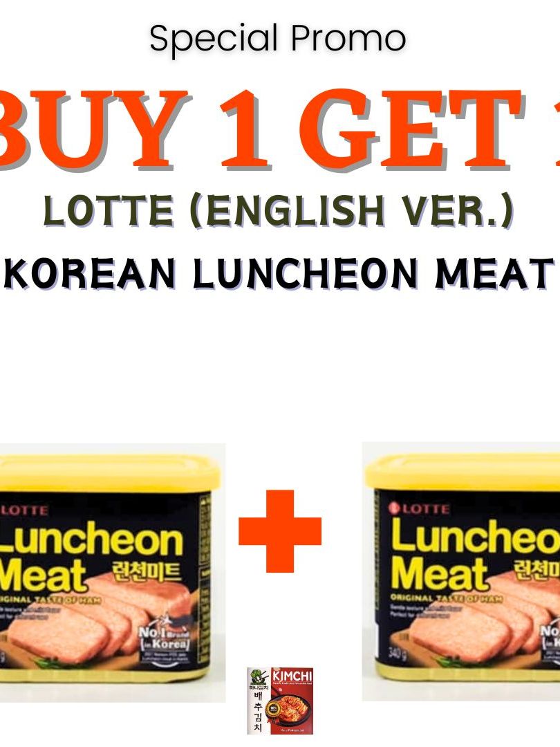 Lotte Luncheon Meat Lotte Luncheon Meat - 340g - Food Pork Chicken ...