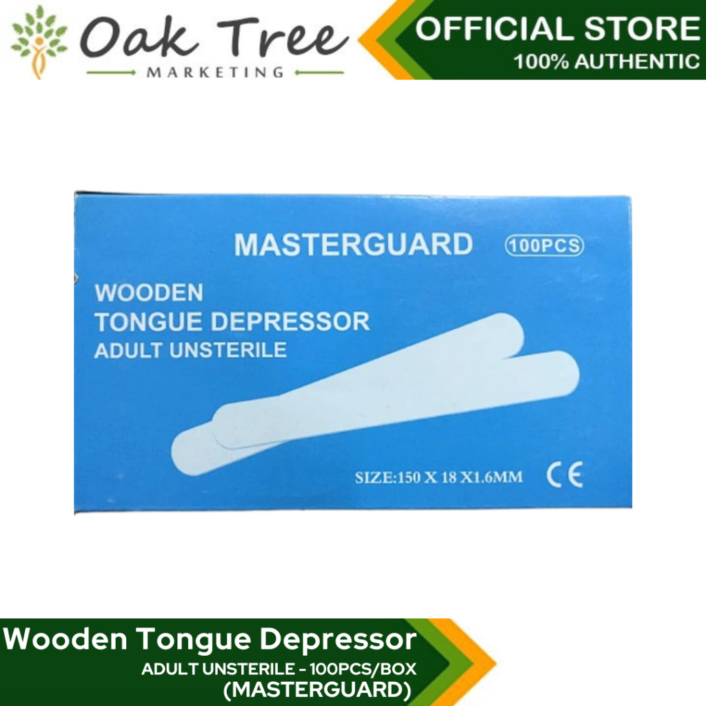WOODEN - TONGUE DEPRESSOR (NON-STERILE / STERILE) 100PCS-BOX | Shopee ...