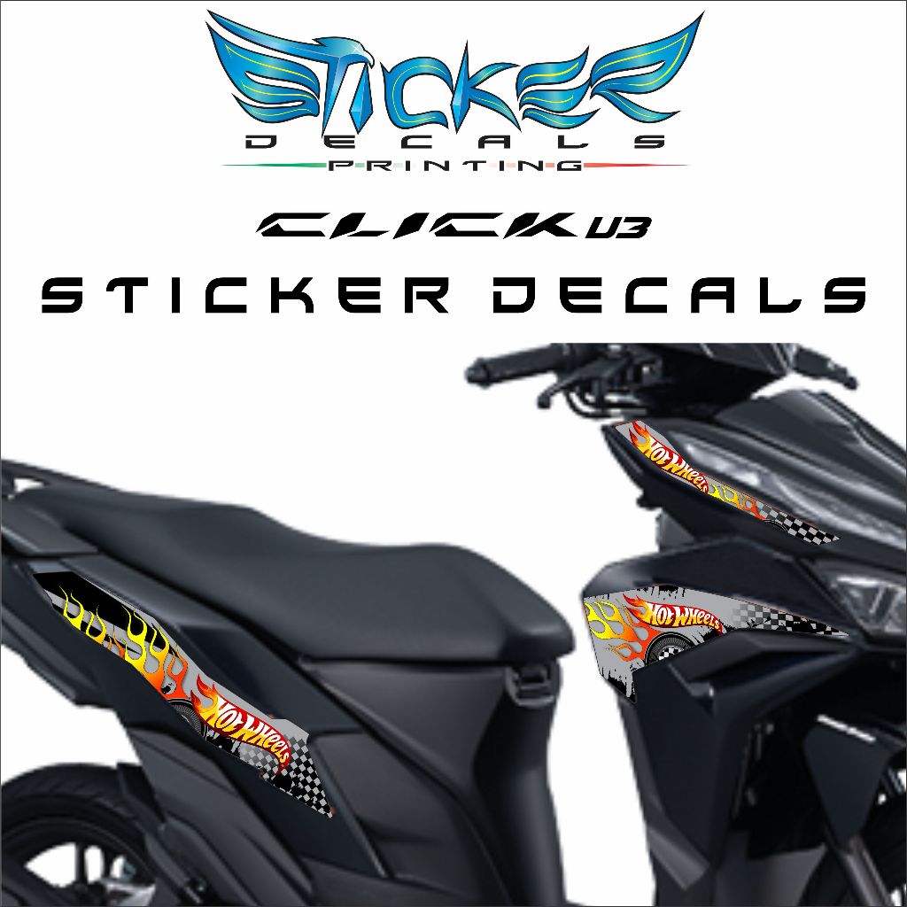Honda Click V3 Hotwheels Stock Decals | Shopee Philippines