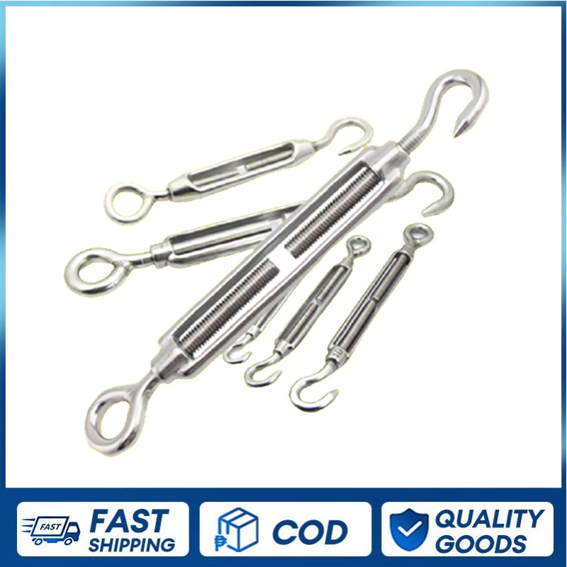 M6-M16 Galvanized GI Turn buckle Eye Hook Screw Buckle Adjustable Wire ...