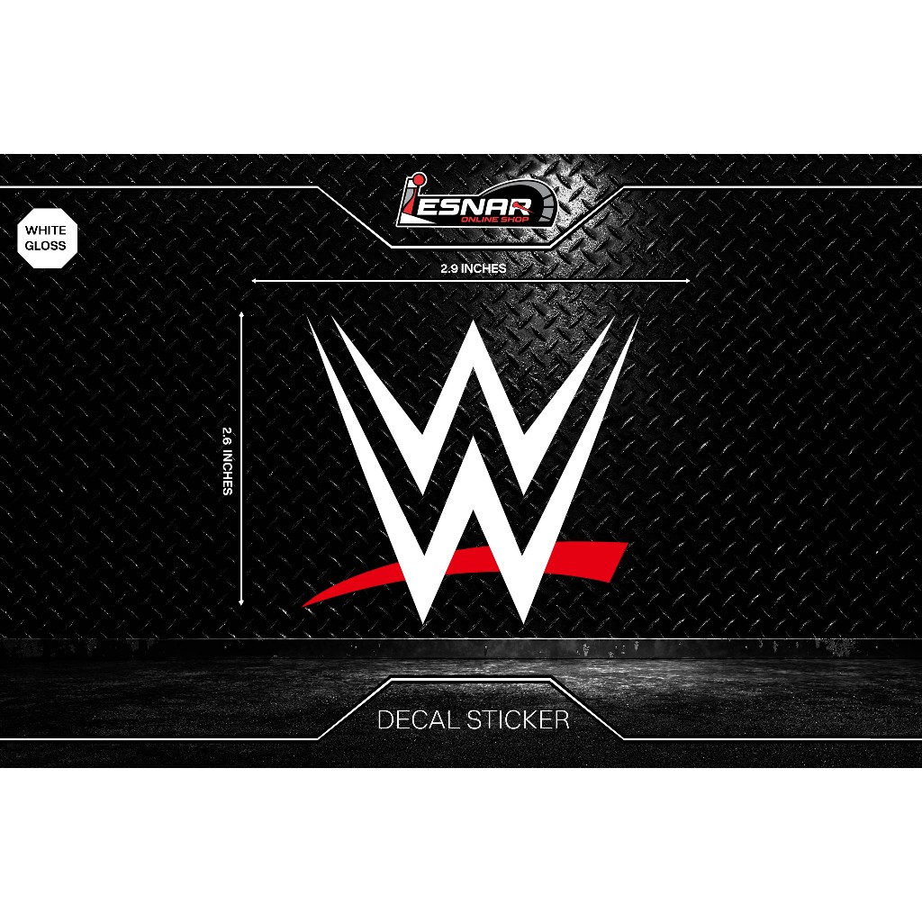 WWE Logo Decal Sticker | Shopee Philippines