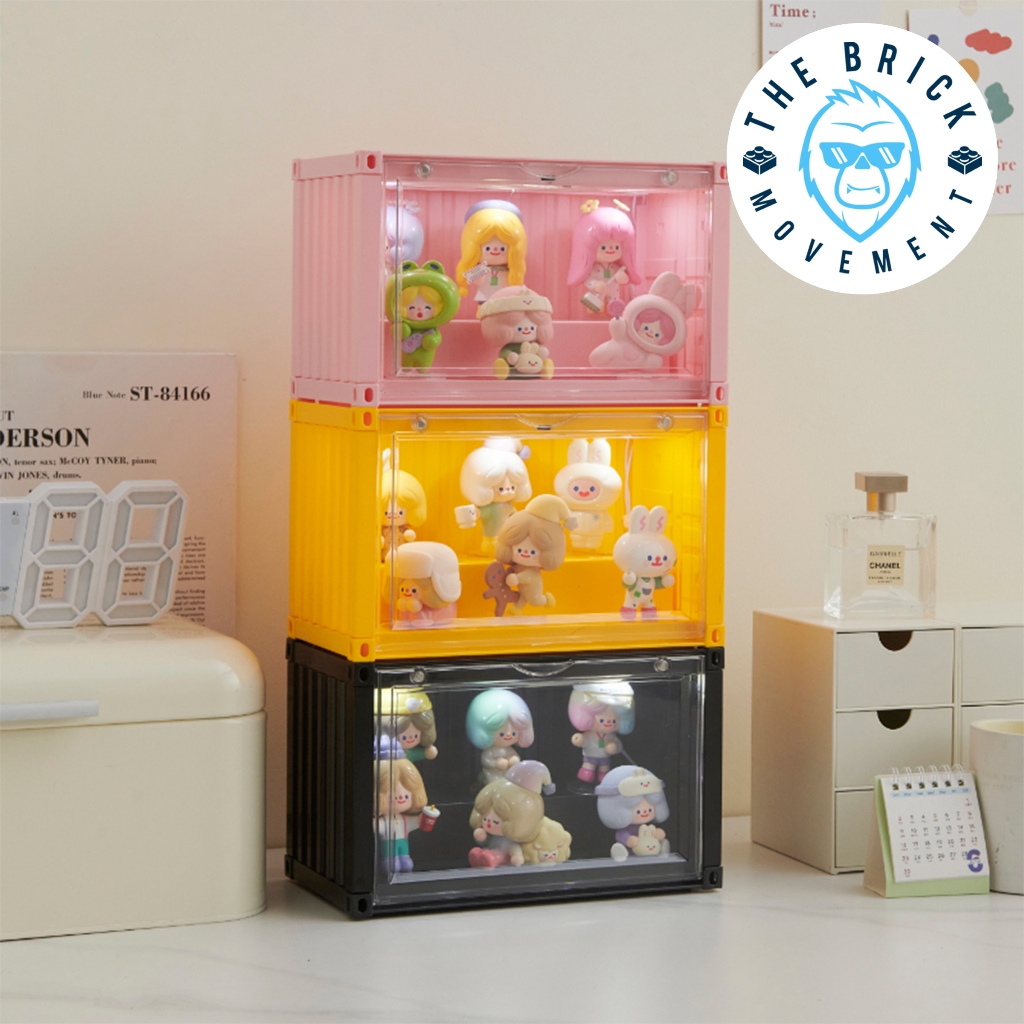 MINI Container Style Luminous Display Case for Collectibles, Popmart ...