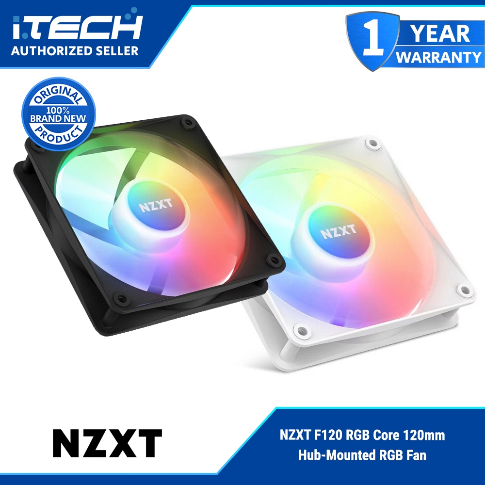 NZXT F120 RGB Core 120mm Hub-Mounted RGB Fan | Shopee Philippines