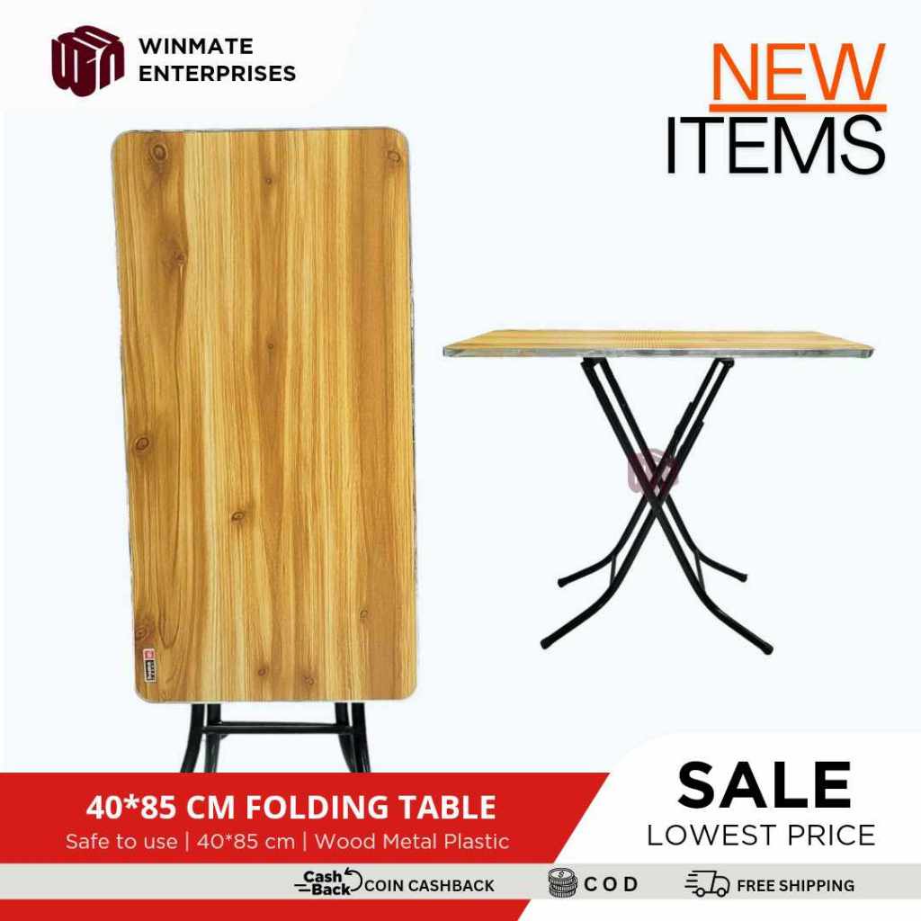 40x80 cm Folding Table / lamesa / Foldable Table (Heavy Duty) | Shopee ...