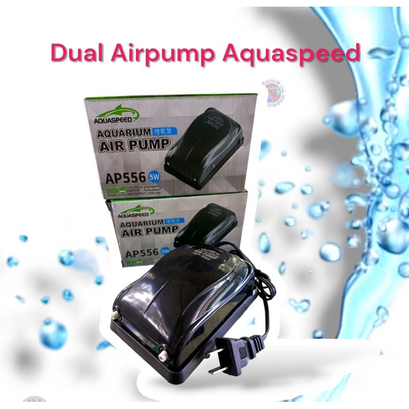 AQUASPEED DUAL Airpump high Tech output | Shopee Philippines