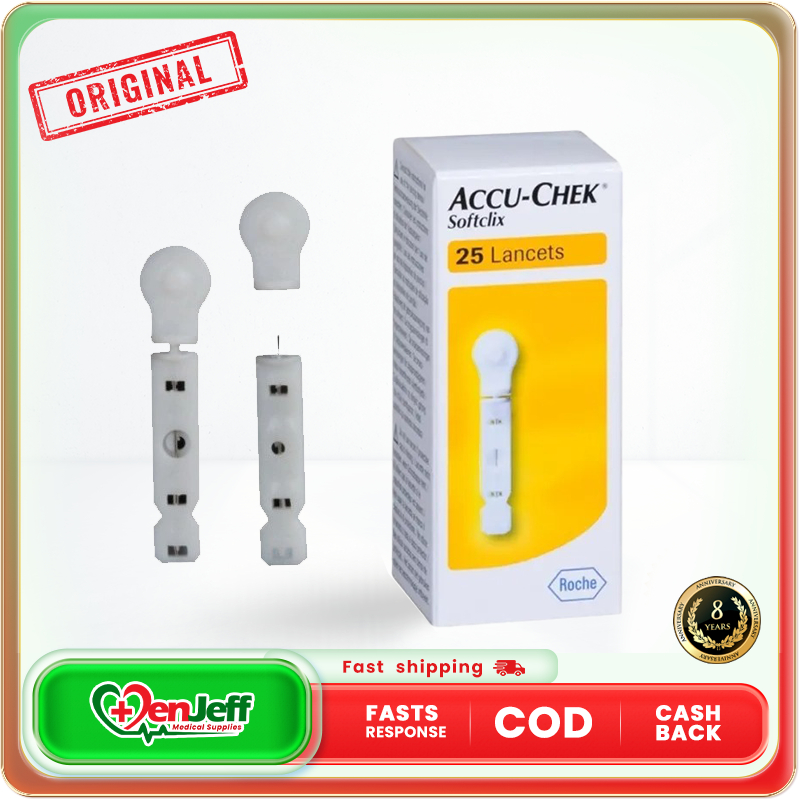 Accu-Chek Softclix Lancets 25s or 100s | Shopee Philippines