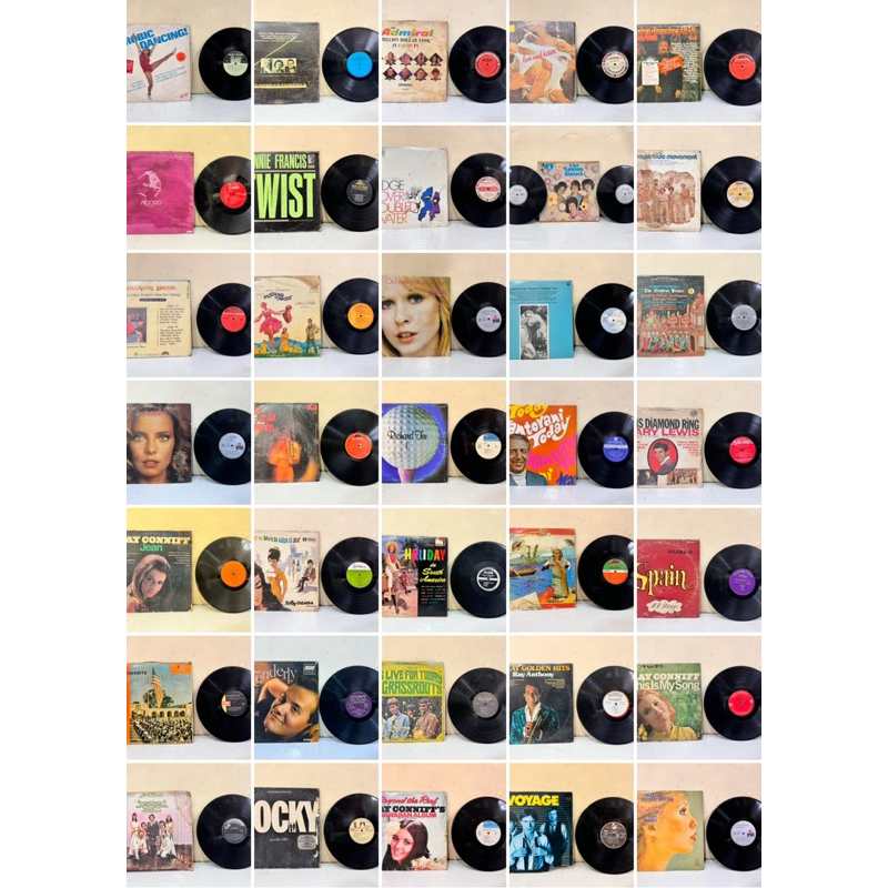 Vintage Long Playing Vinyl Records Various Artist Box 15 | Shopee ...