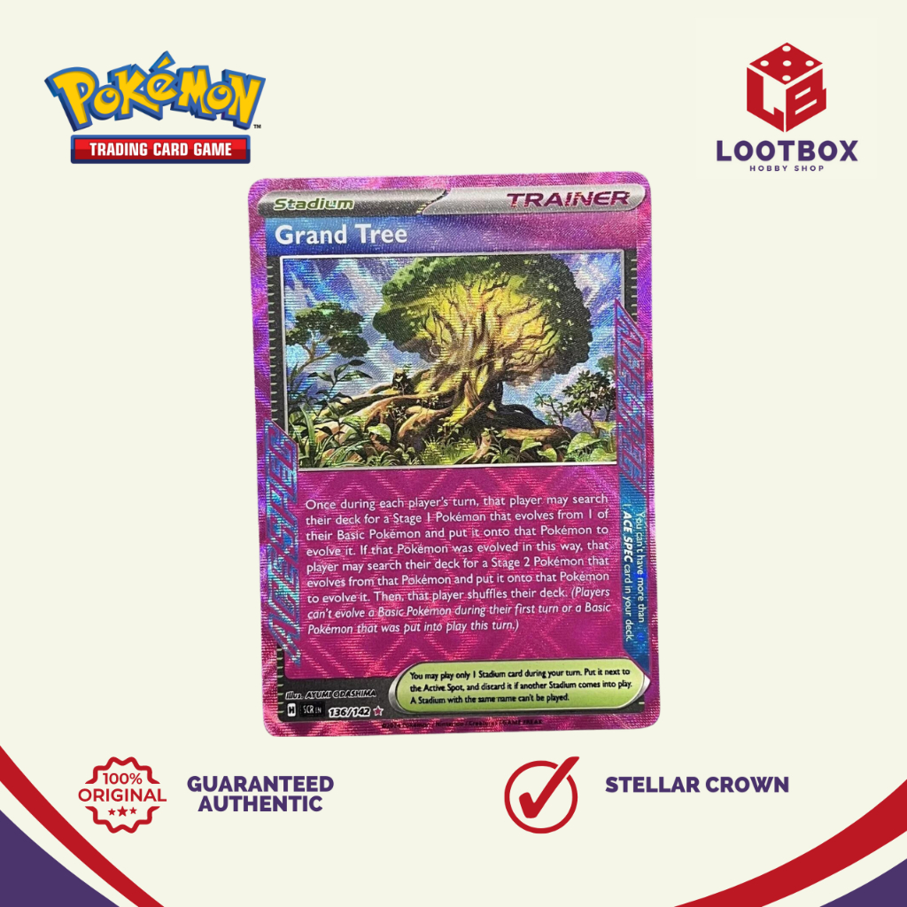 Pokemon Card Game: Grand Tree (Ace Spec Rare) - Stellar Crown | Shopee ...