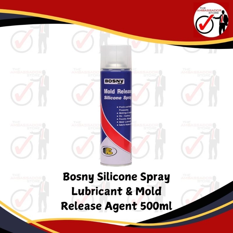 Bosny Silicone Spray Lubricant & Mold Release Agent 500cc | Shopee ...