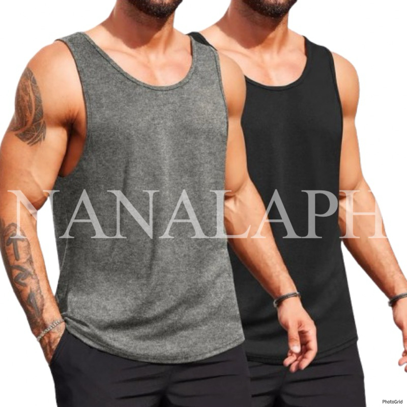 Tanks for Men - Plain Cotton Sando for Men [Medium to XL] - Fuego ...