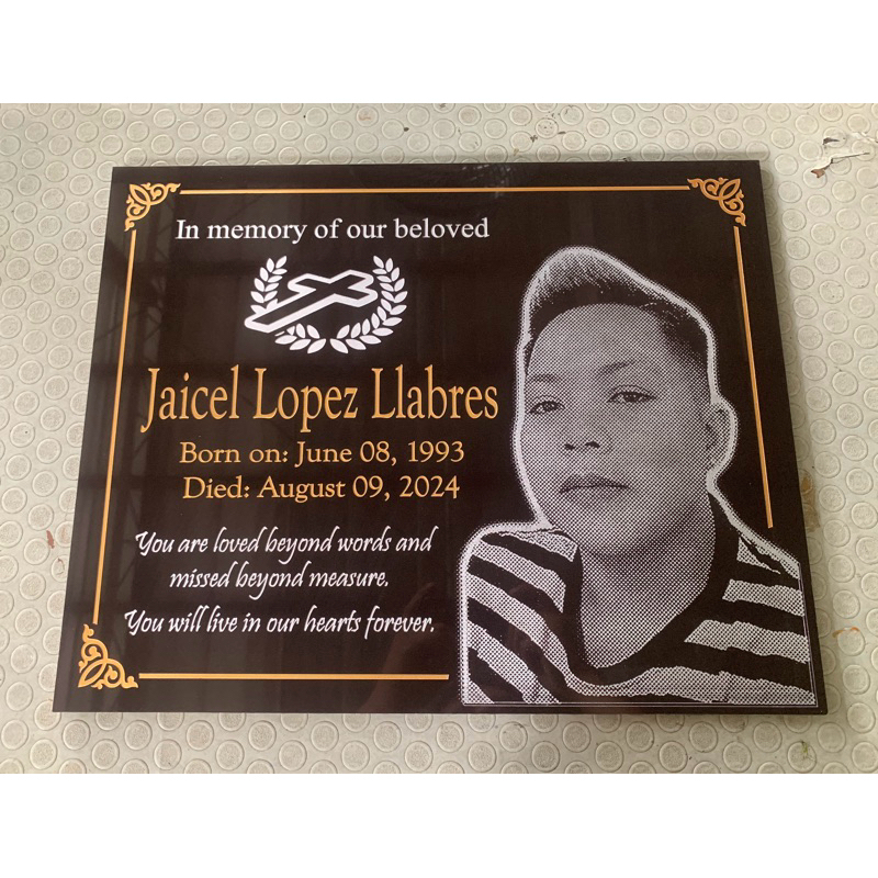 LAPIDA HIGH QUALITY BIG PICTURE- permanent engraved photo, non fading ...