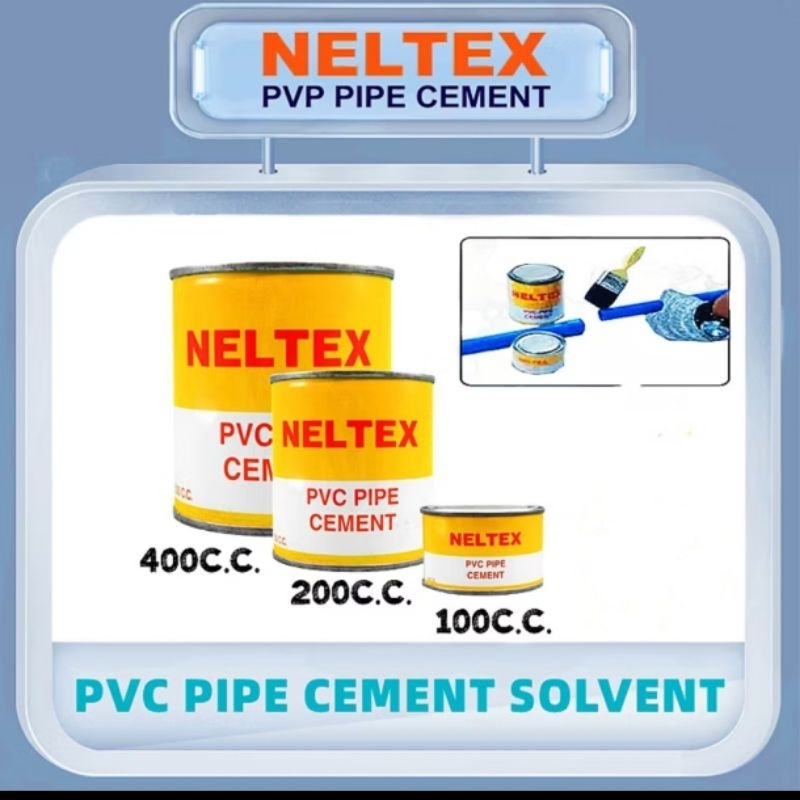 NELTEX Solvent PVC Pipe Cement 100cc/ 200cc/ 400cc | Shopee Philippines