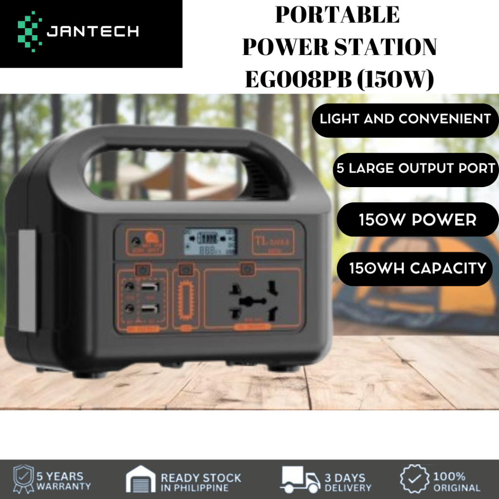 Portable Power Station 100W/150W/200W/300W Portable Powerbank Solar ...