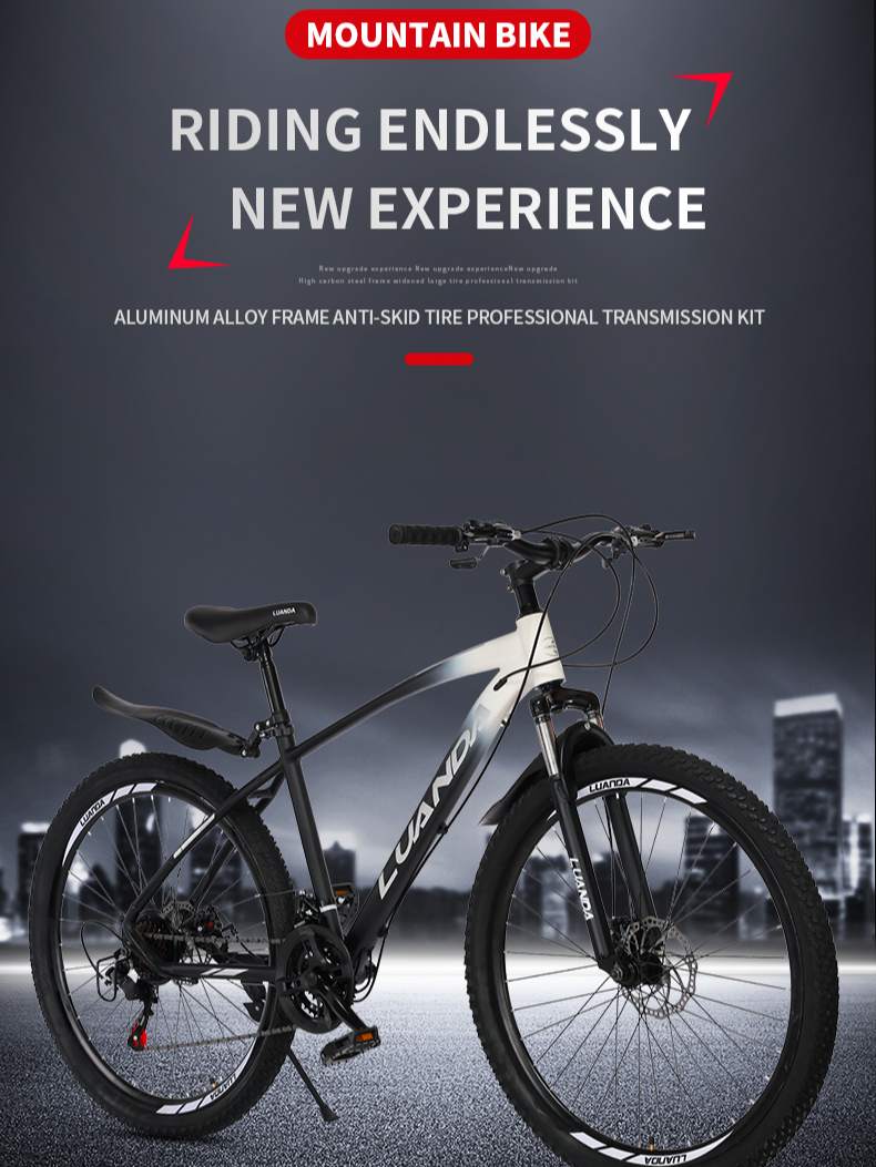 LUANDA 27.5 alloy mountain bike imitation carbon fiber 3*7/21 speed ...