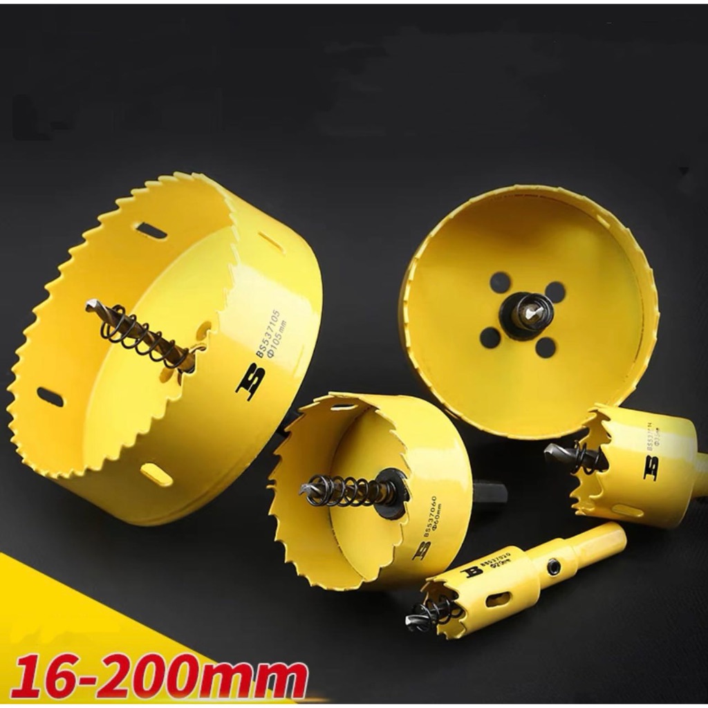 16mm-55mm Bi- Metal cutter hardware gypsum board metal hole saw ...