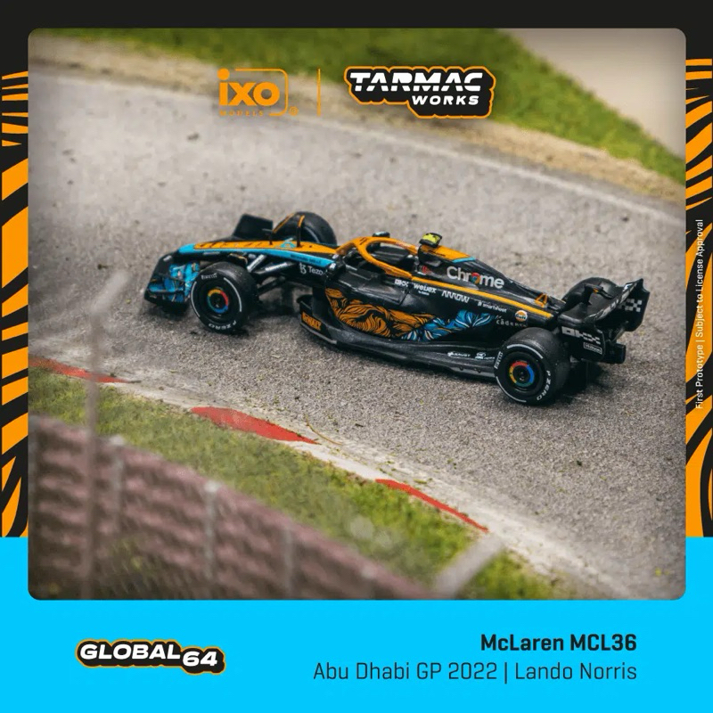 Global64 ixo Tarmac Works Mclaren MCL36 Abu Dhabi 2022 | Shopee Philippines