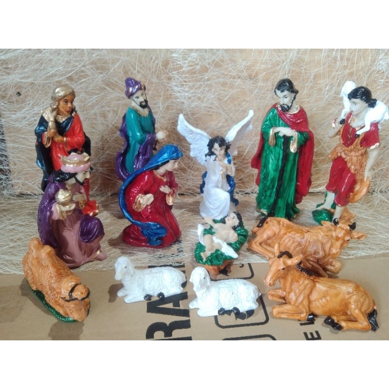 Belen Nativity set of 13pcs Characters (Large size) | Shopee Philippines