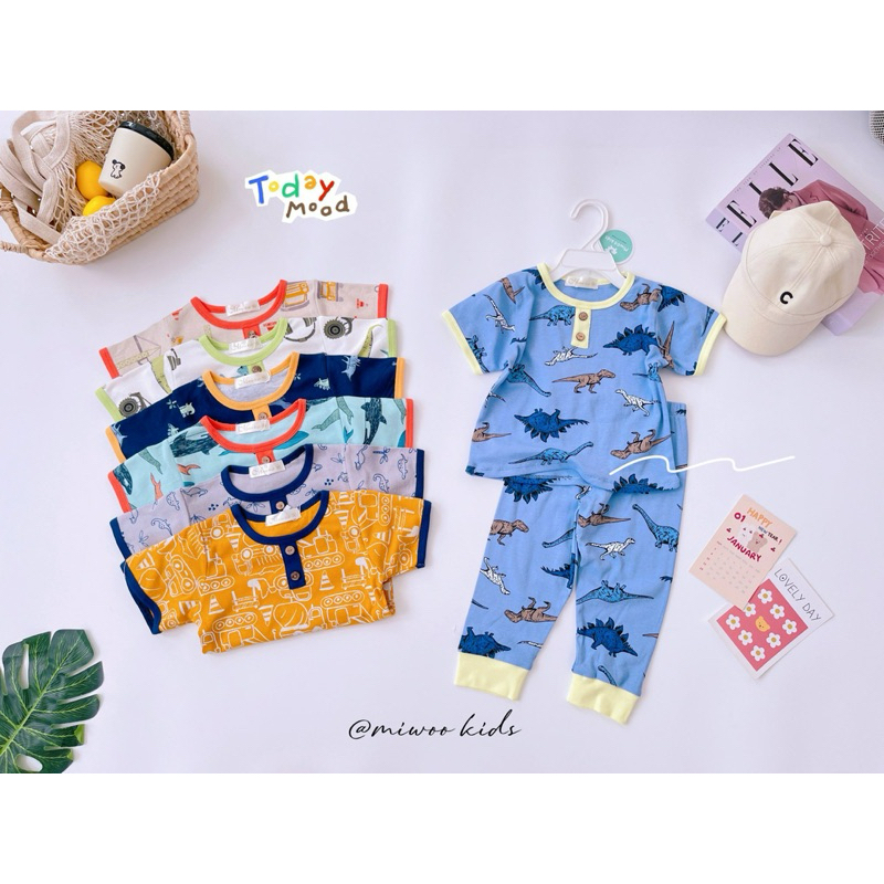 Leon|Kids Boy Pure Cotton Premium T-shirt and Jogger Pants/Pajama Terno ...