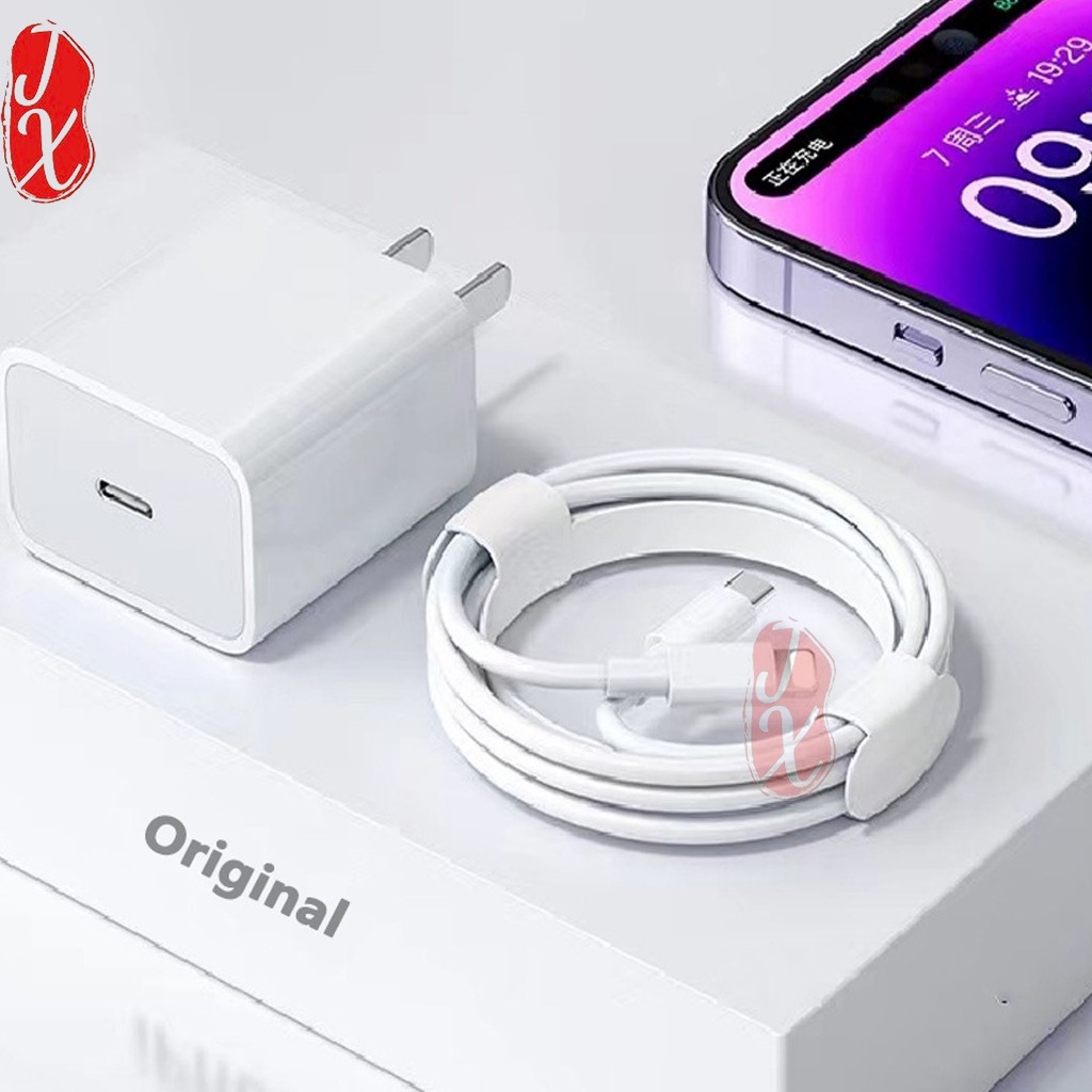 PD 20W Charger usb type c cable Fast iphone charging kit fast charger ...
