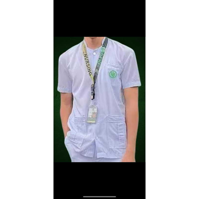 MALE (panlalaki) Fatima uniform (top only) OLFU nursing uniform chinese ...