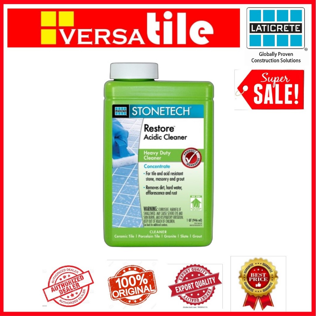 STONETECH® Restore™ Heavy Duty Acidic Cleaner 1Liter | Shopee Philippines
