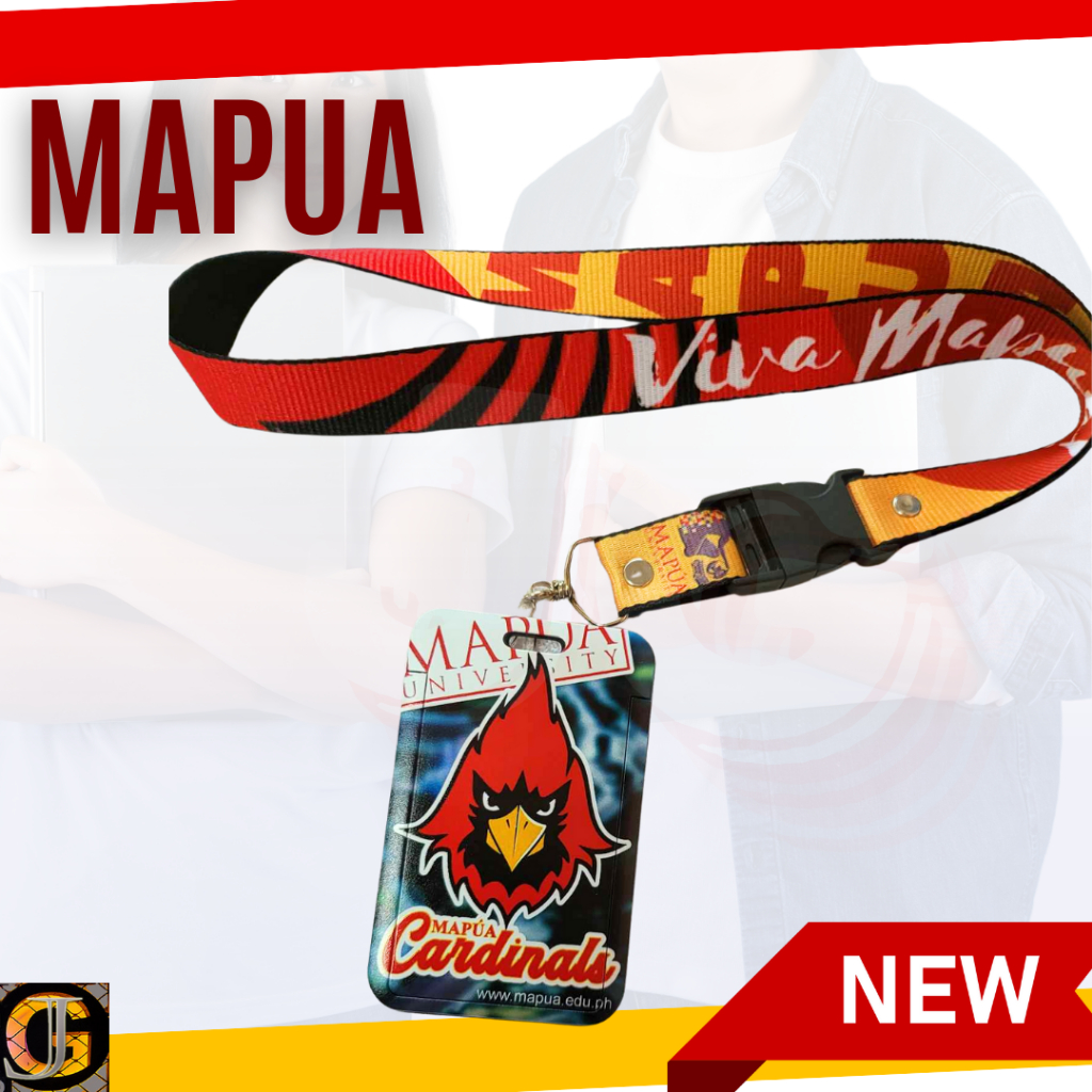jg New Mapua Design Lanyards Durable Id Lace Id Sling 1inch | Shopee ...