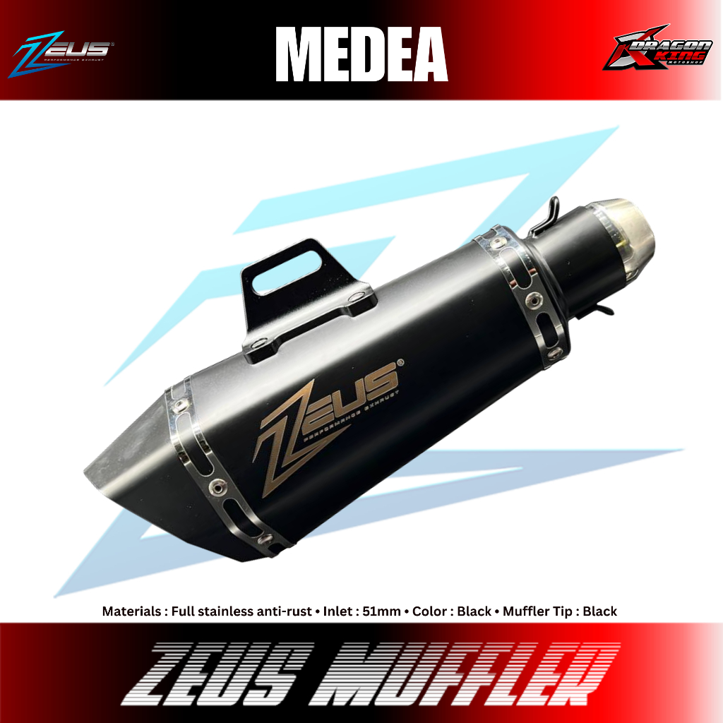 ZEUS MEDEA PERFORMANCE EXHAUST | Shopee Philippines