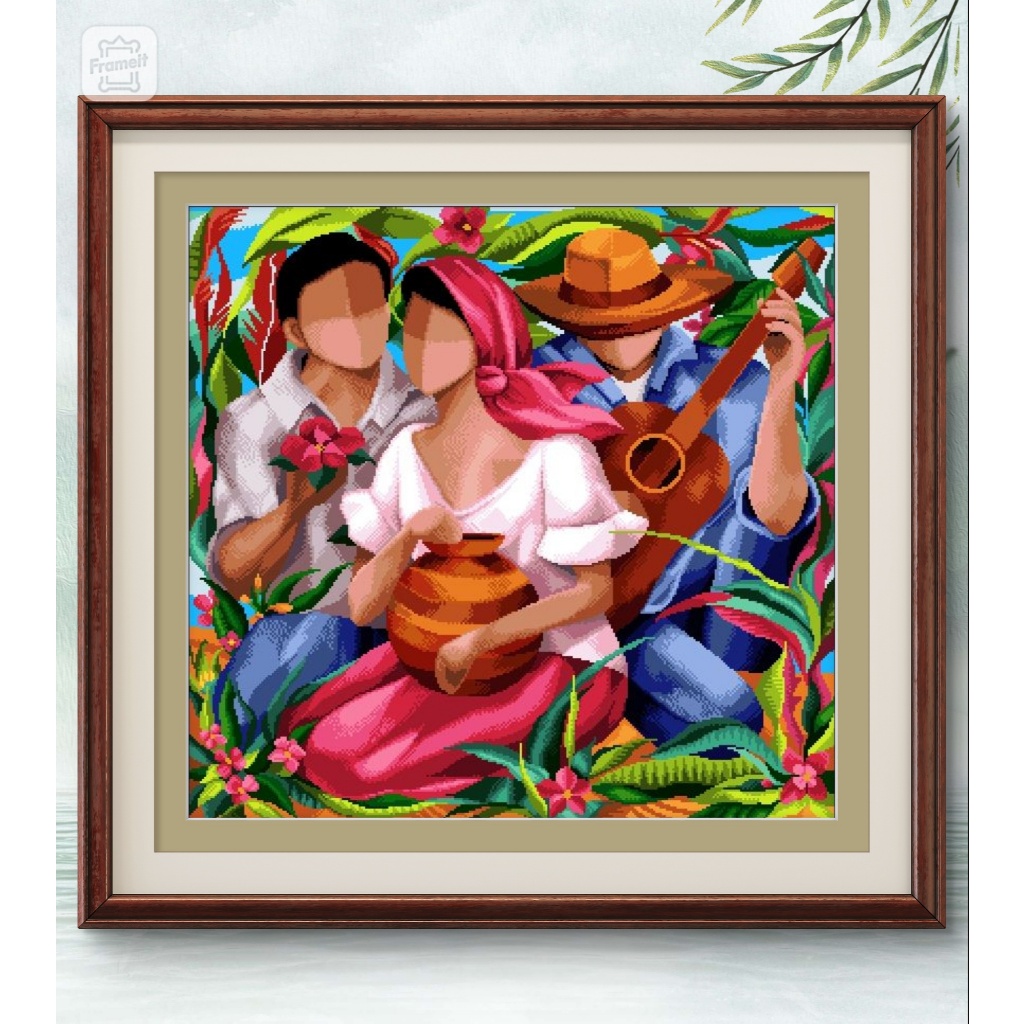 Cross Stitch Pattern only -HARANA Pinoy Art Design | Shopee Philippines