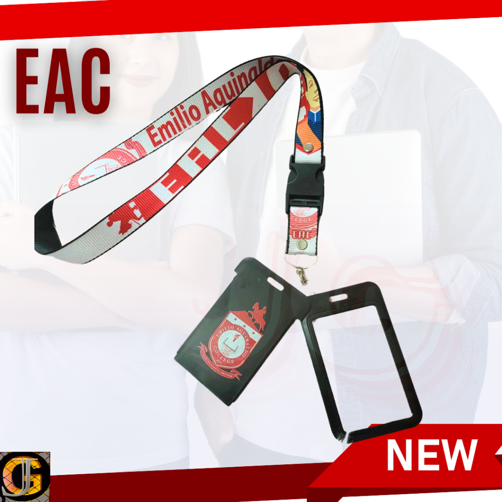 jg New EAC Emilio Aguinaldo College Lanyards Durable Id Lace & Name ...