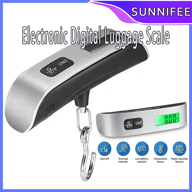 50 kg/ 110lb Portable Electronic Digital Luggage Scale Suitcase Travel ...