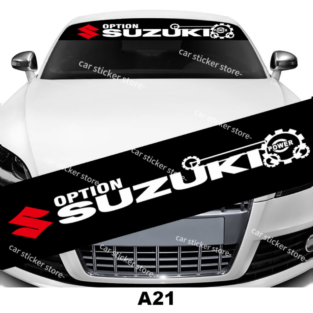 Car Suzuki Universal Windshield sticker（Free Tools） | Shopee Philippines
