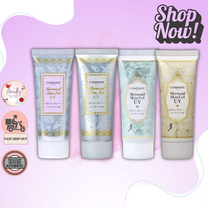 Canmake Tokyo Mermaid Skin Gel UV SPF 50+ PA++++ | Shopee Philippines