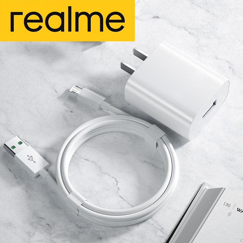 Realme Charger Original Fast Charger 10W Micro USB/Type-C Cable 2IN1 ...