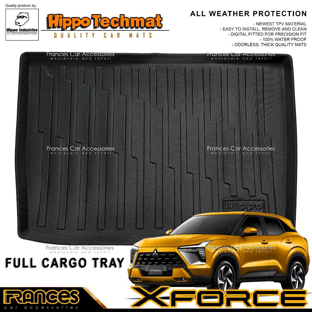 All New Mitsubishi Xforce 2024-2025 Cargo /Trunk Tray Hippo Techmat ...