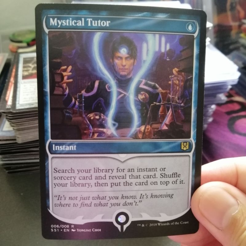 1 Mystical Tutor Jace Spellbook MTG card magic the gathering | Shopee ...