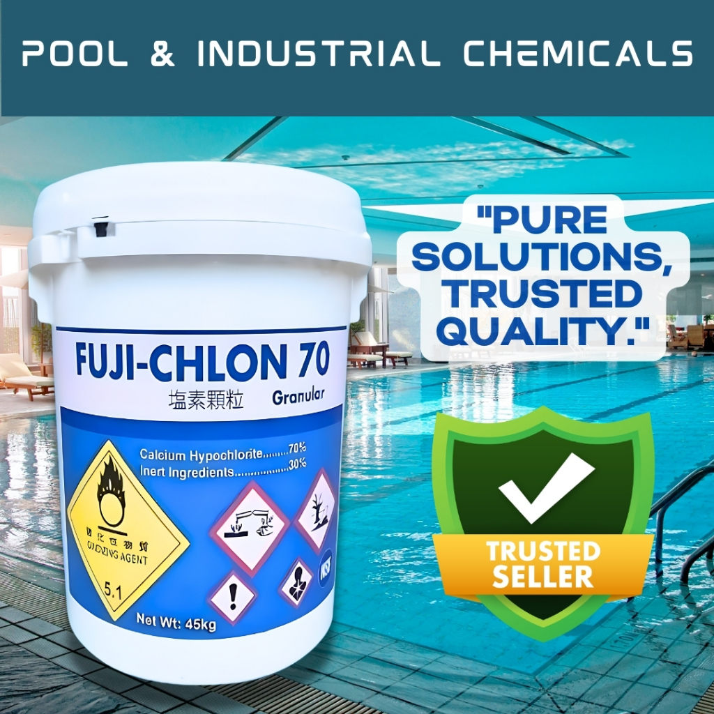 FUJI-CHLON 70 JAPAN - CHLORINE (45kg) | Shopee Philippines