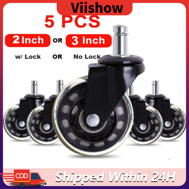 Chair Wheel With Lock Universal Rubber Caster /Ball Caster Wheel Swivel ...