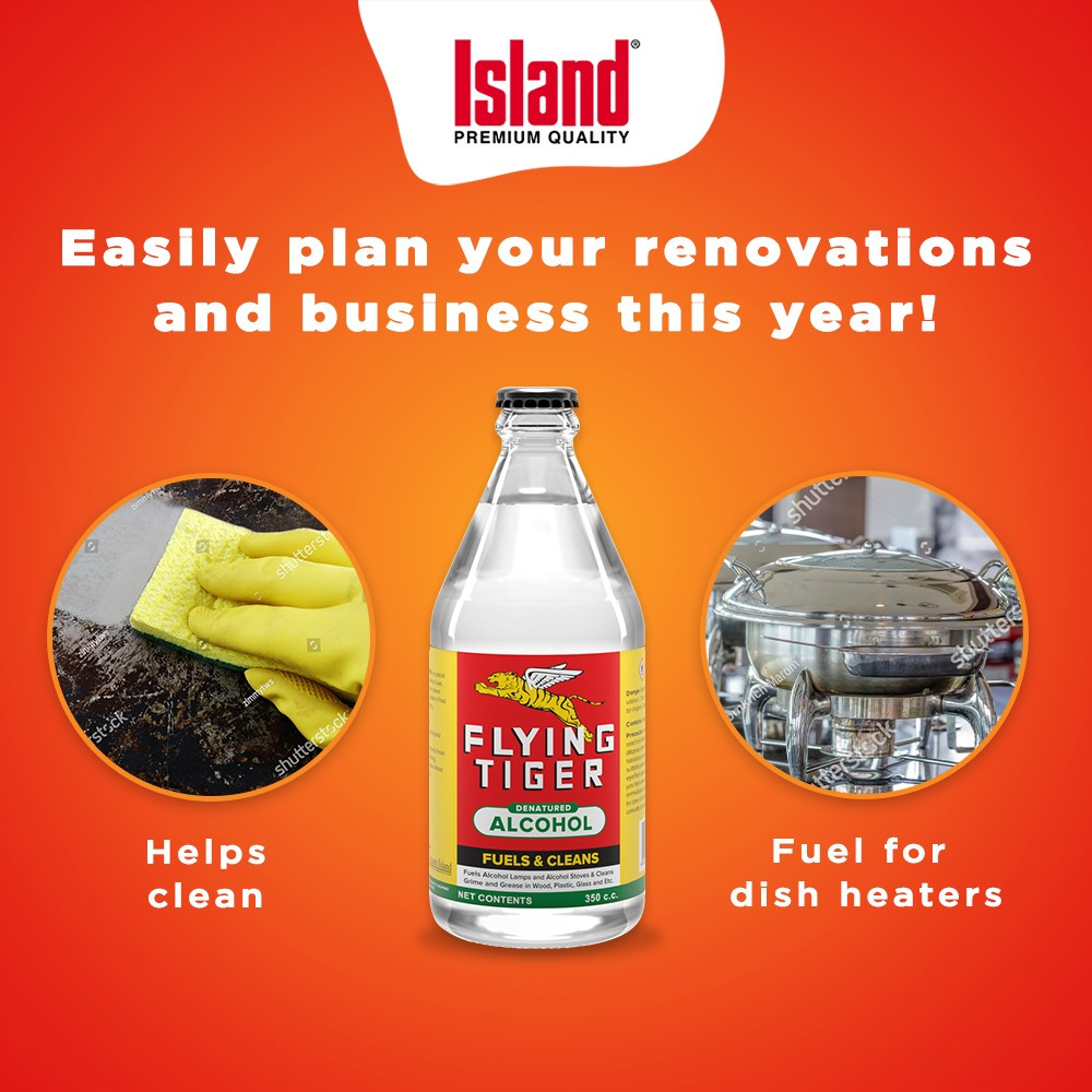 Flying Tiger Denatured Alcohol Sizes (350cc & 450cc) | Shopee Philippines